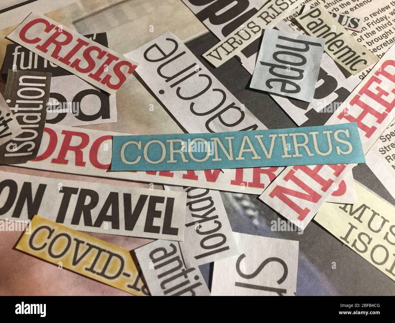 Covid Headlines Newspaper High Resolution Stock Photography and Images ...