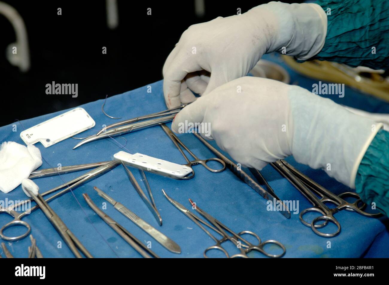 Surgical equipment being prepared for surgery Stock Photo - Alamy