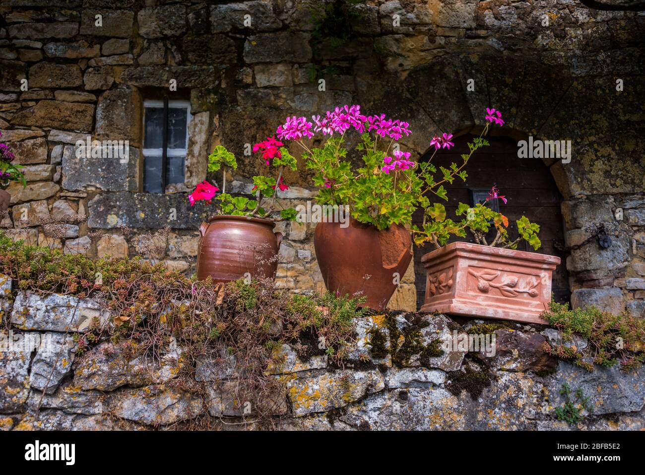 Quaint homes in the Dordogne area of France Stock Photo - Alamy