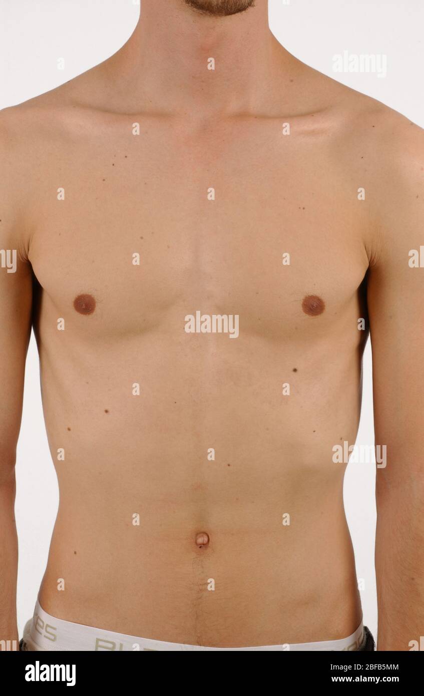 Man's upper body Stock Photo - Alamy