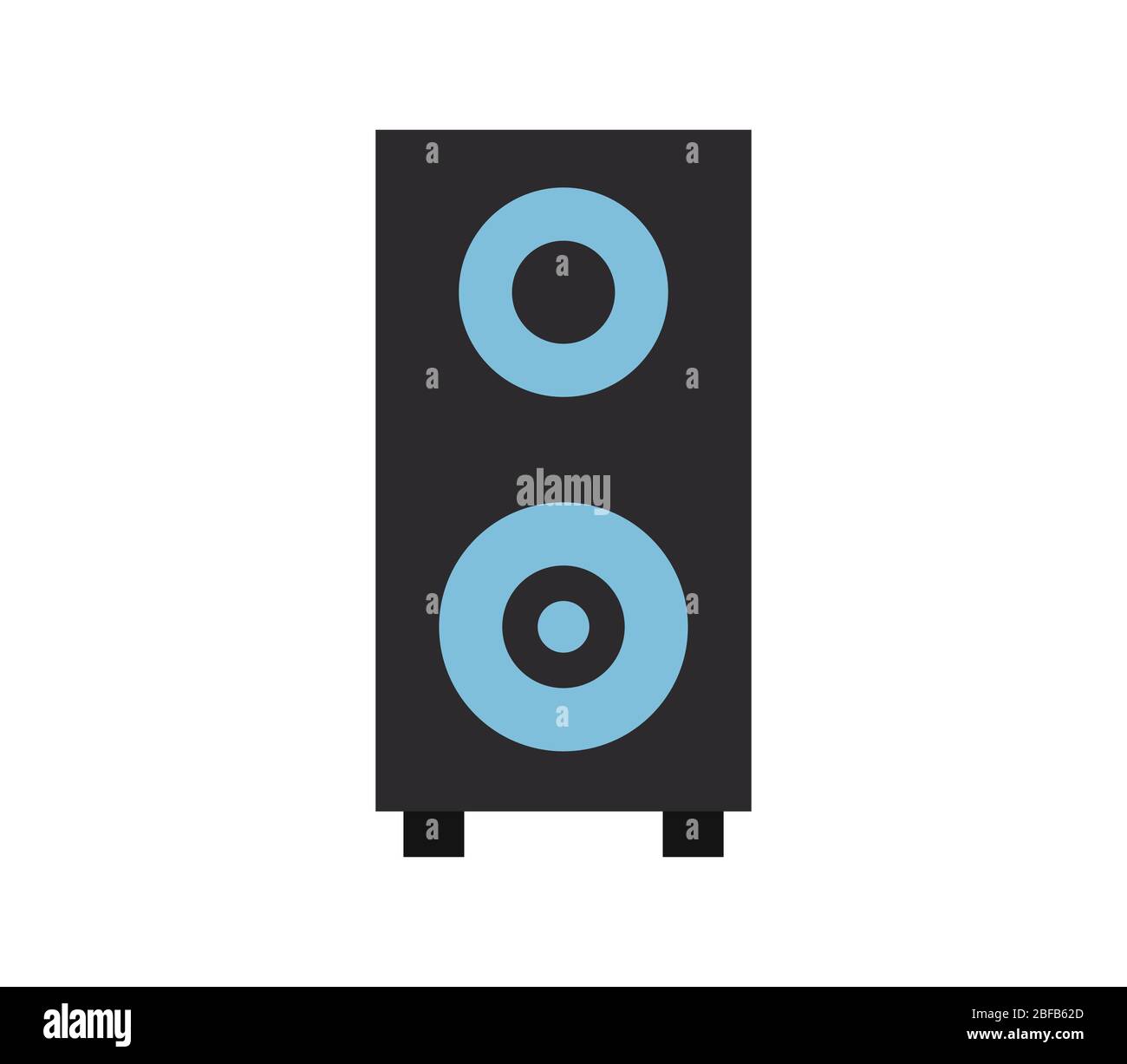 woofer icon illustrated in vector on white background Stock Vector ...