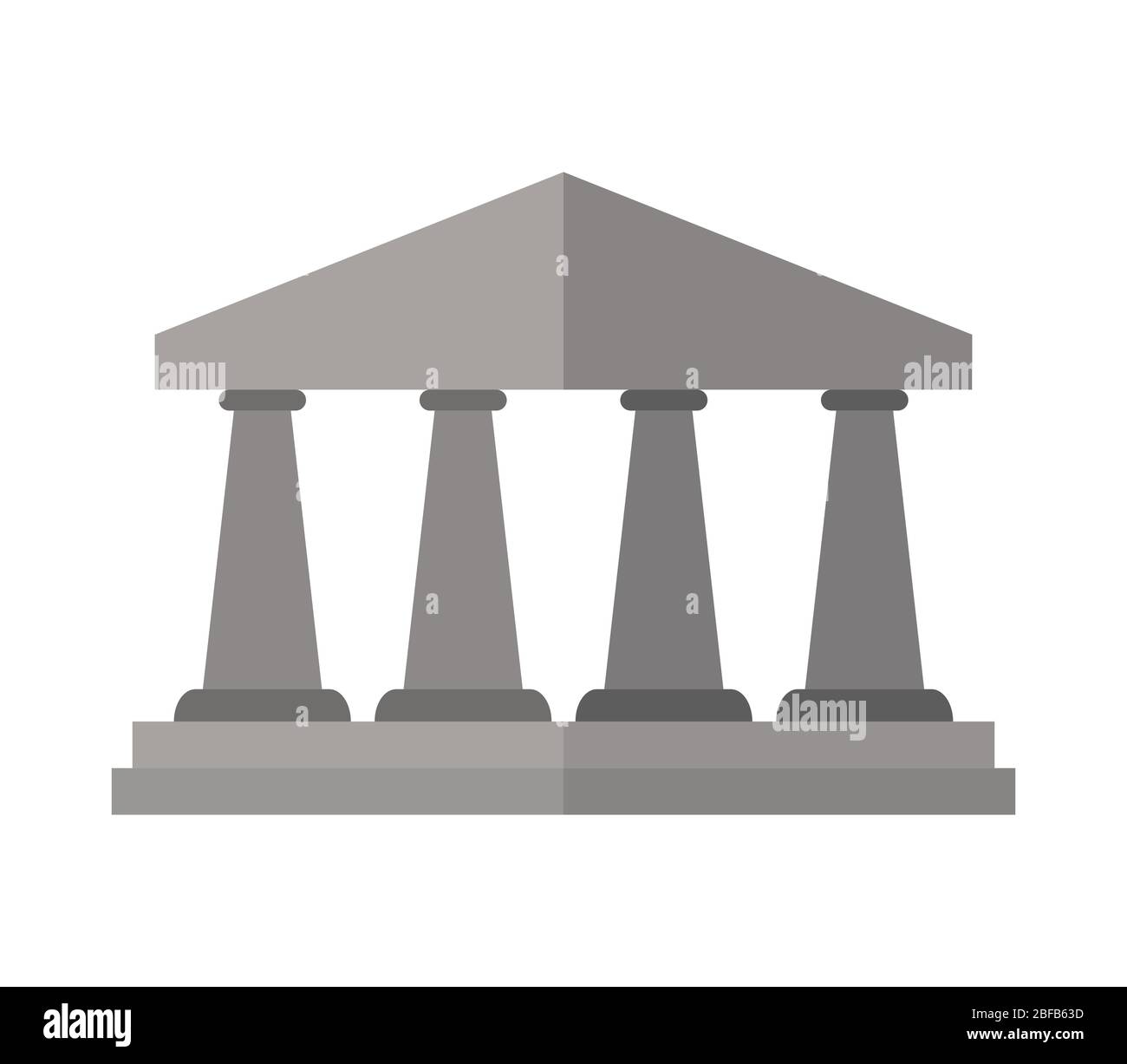 temple icon illustrated in vector on white background Stock Vector ...