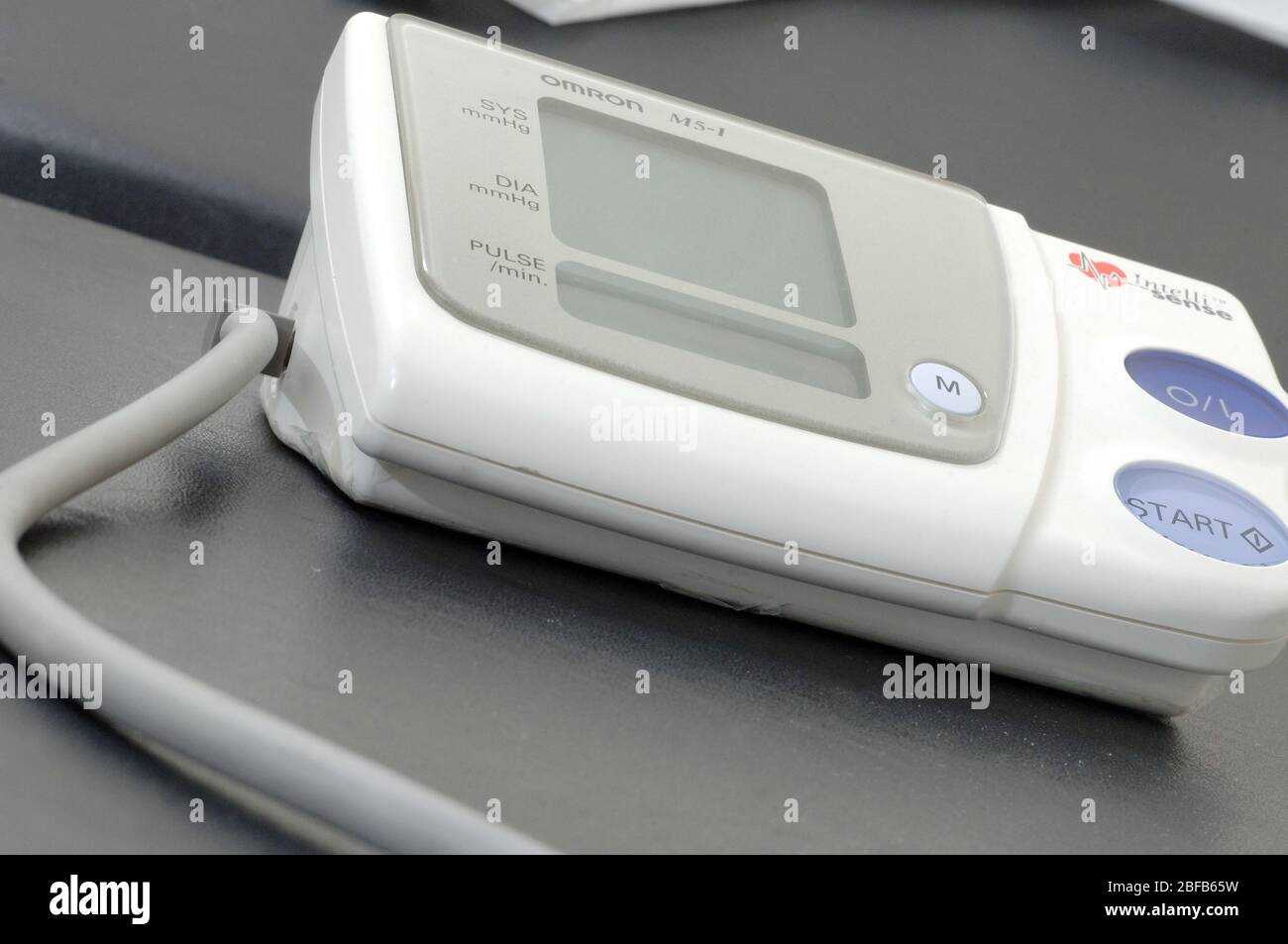 The Omron M5-1 digital blood pressure monitor Stock Photo - Alamy