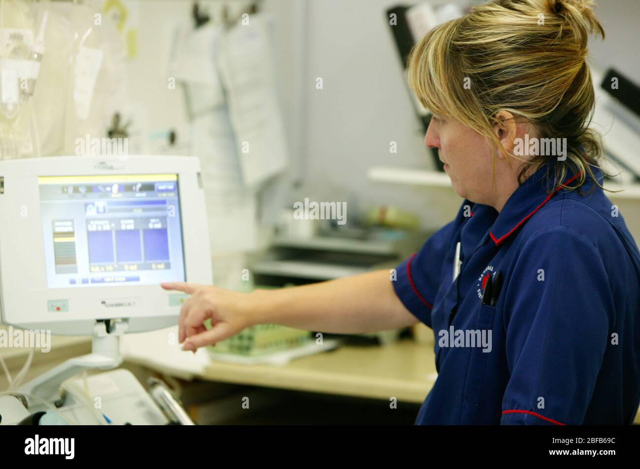 Trima accel automated blood collection system hi-res stock photography ...