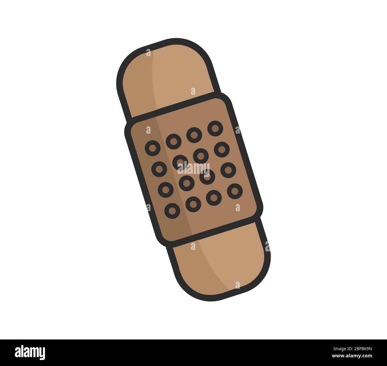 plaster icon illustrated in vector on white background Stock Vector ...