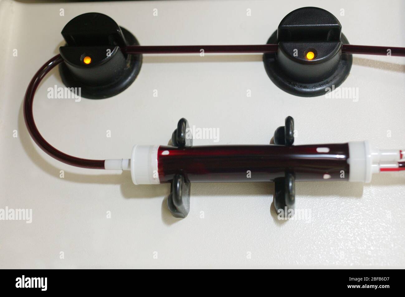 The Haemonetics MCS. This machine collects whole blood from a healthy ...