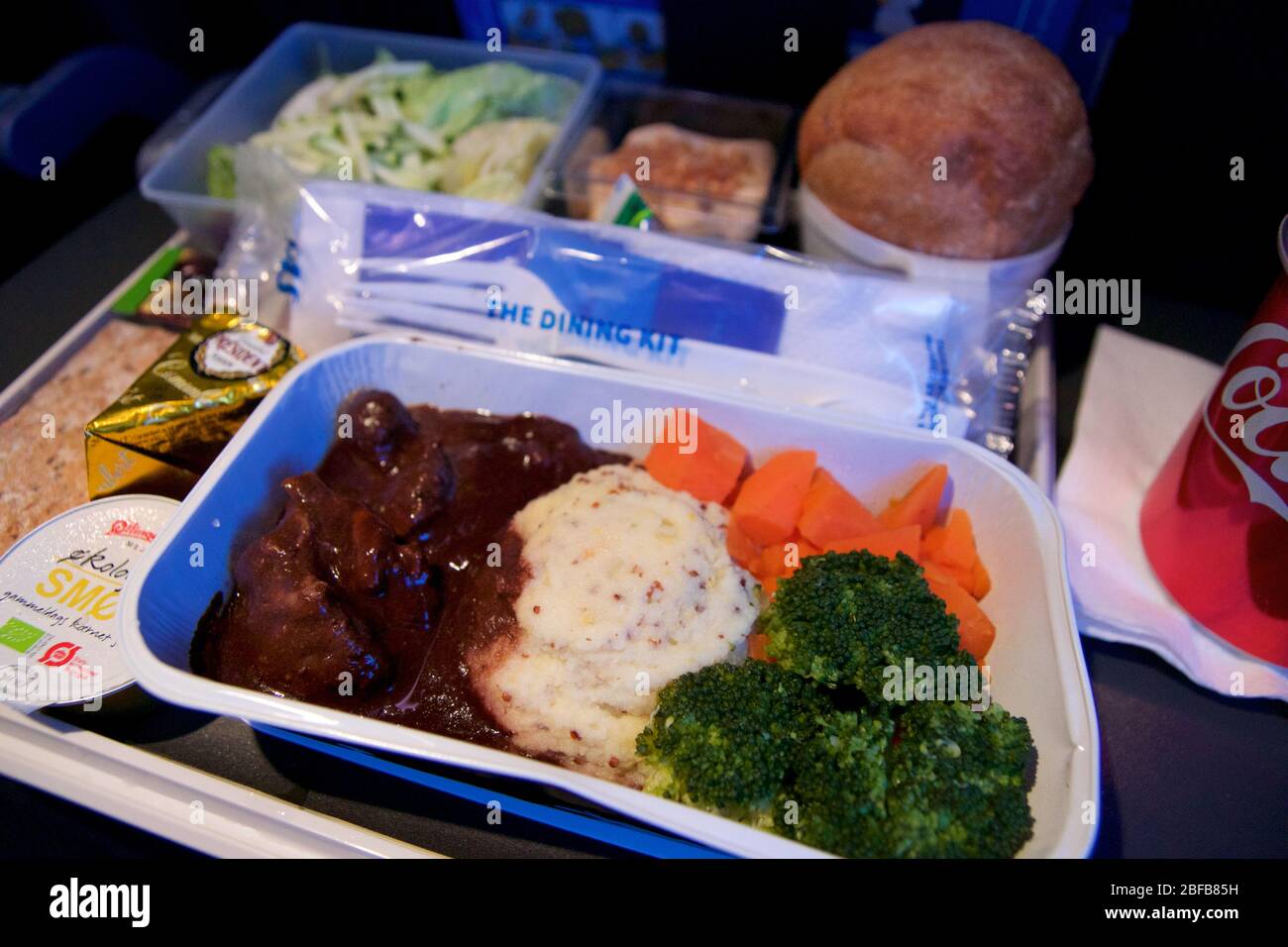 Airplane food tray hi-res stock photography and images - Alamy