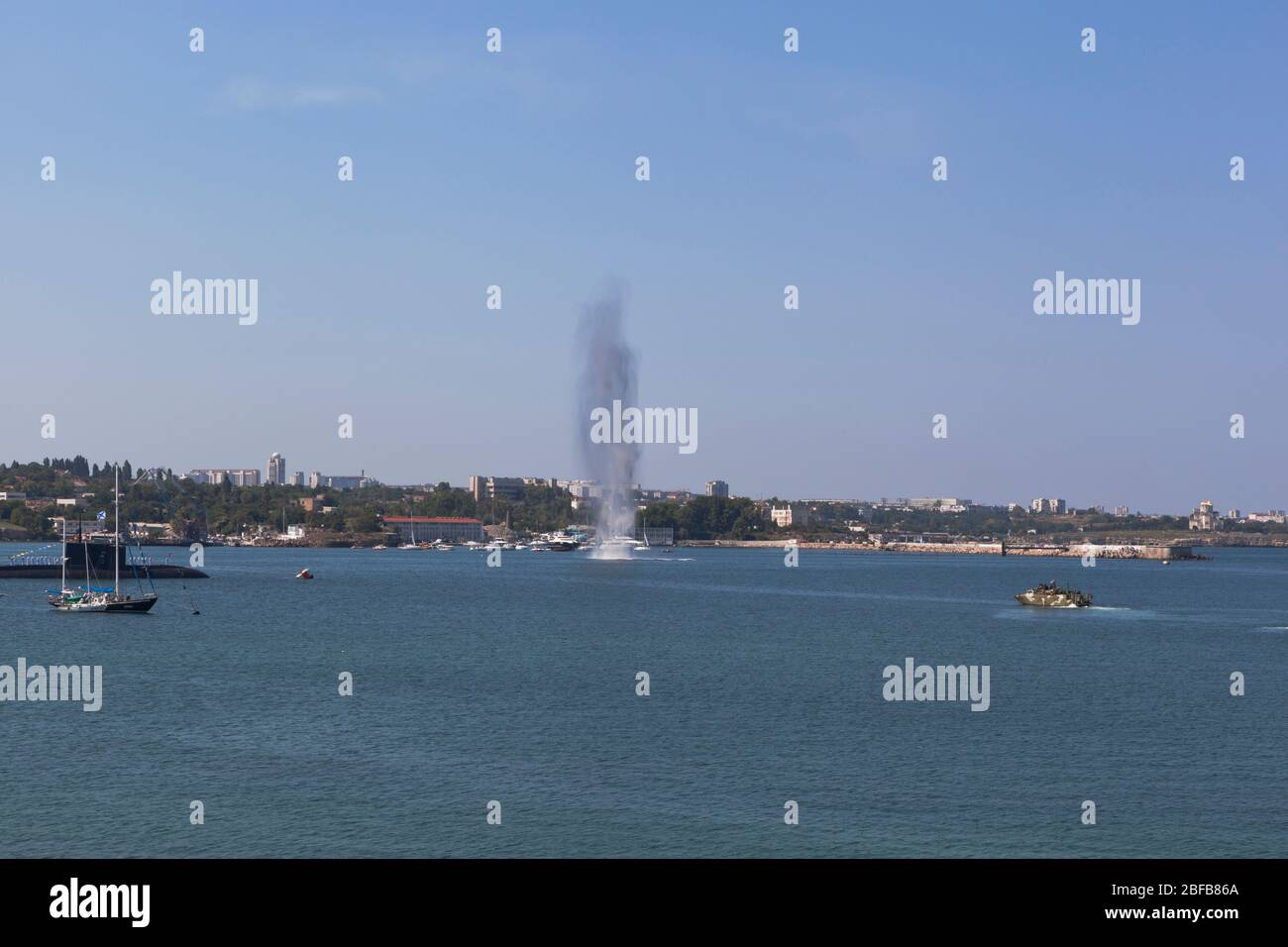 Explosion in submarine hi-res stock photography and images - Alamy