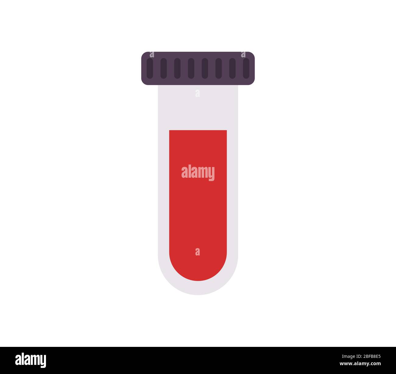 test tube icon illustrated in vector on white background Stock Vector ...