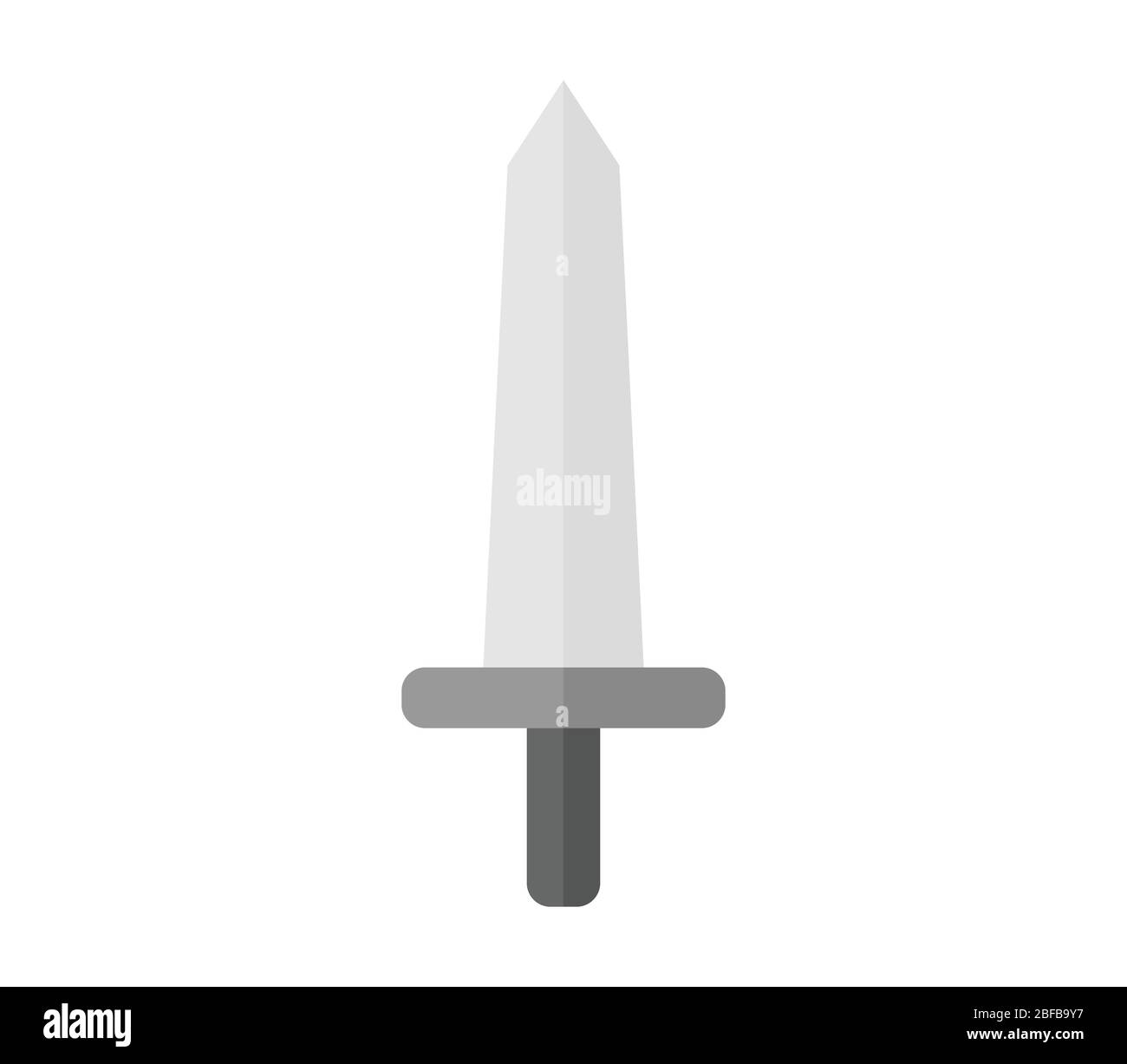 sword icon illustrated in vector on white background Stock Vector Image ...