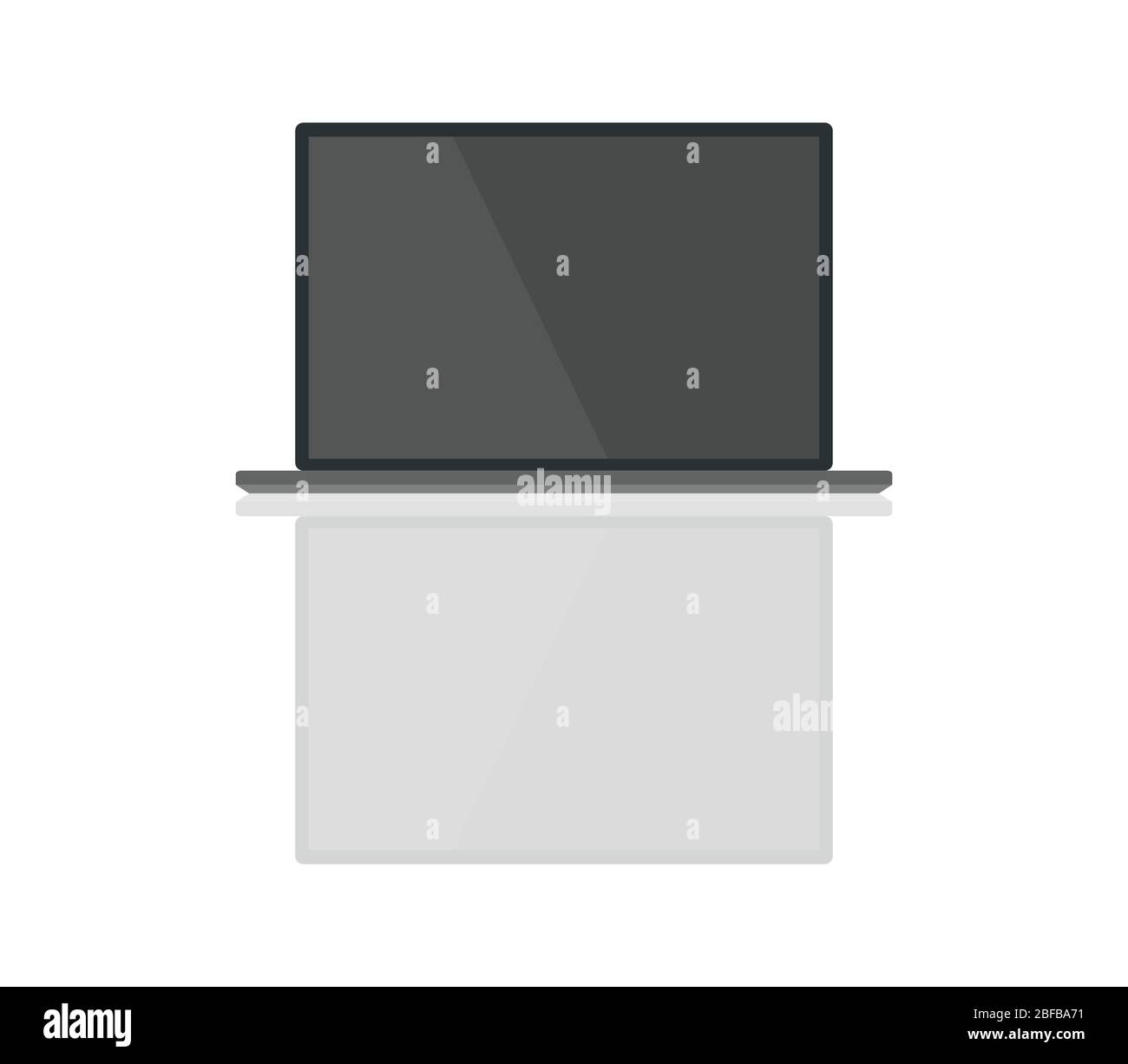 computer icon illustrated in vector on white background Stock Vector ...