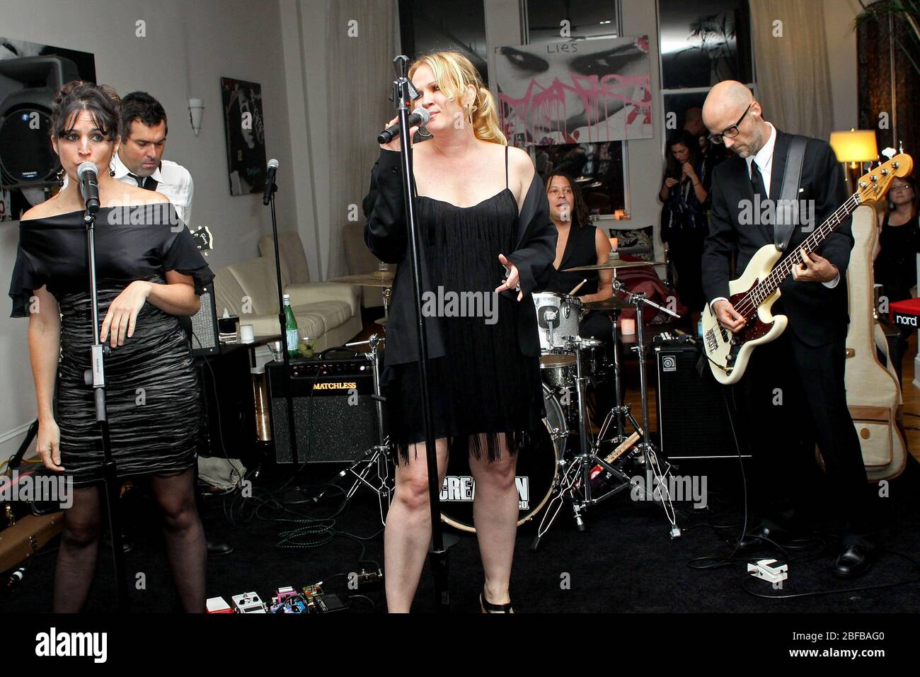 New York, NY, USA. 22 September, 2010. Singer, Laura Dawn, and, Moby ...