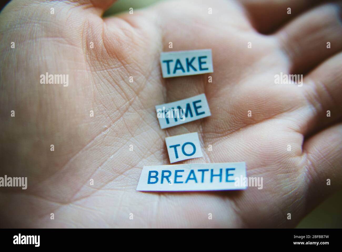 Take time to breate hi-res stock photography and images - Alamy