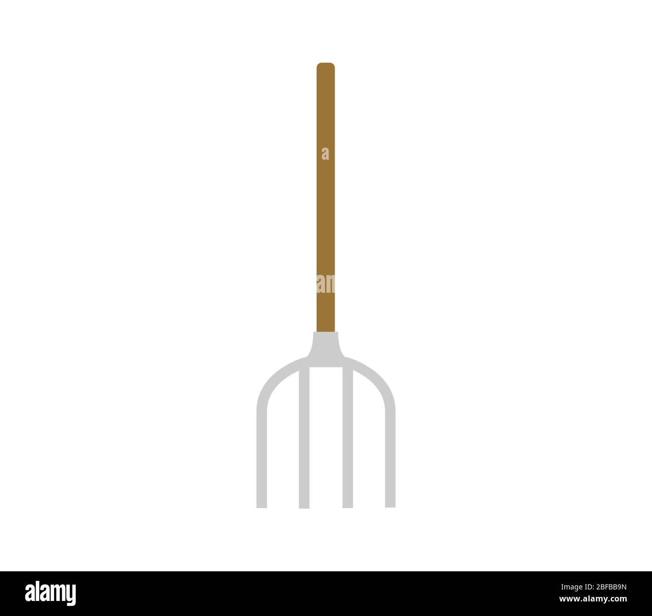 rake icon illustrated in vector on white background Stock Vector Image ...