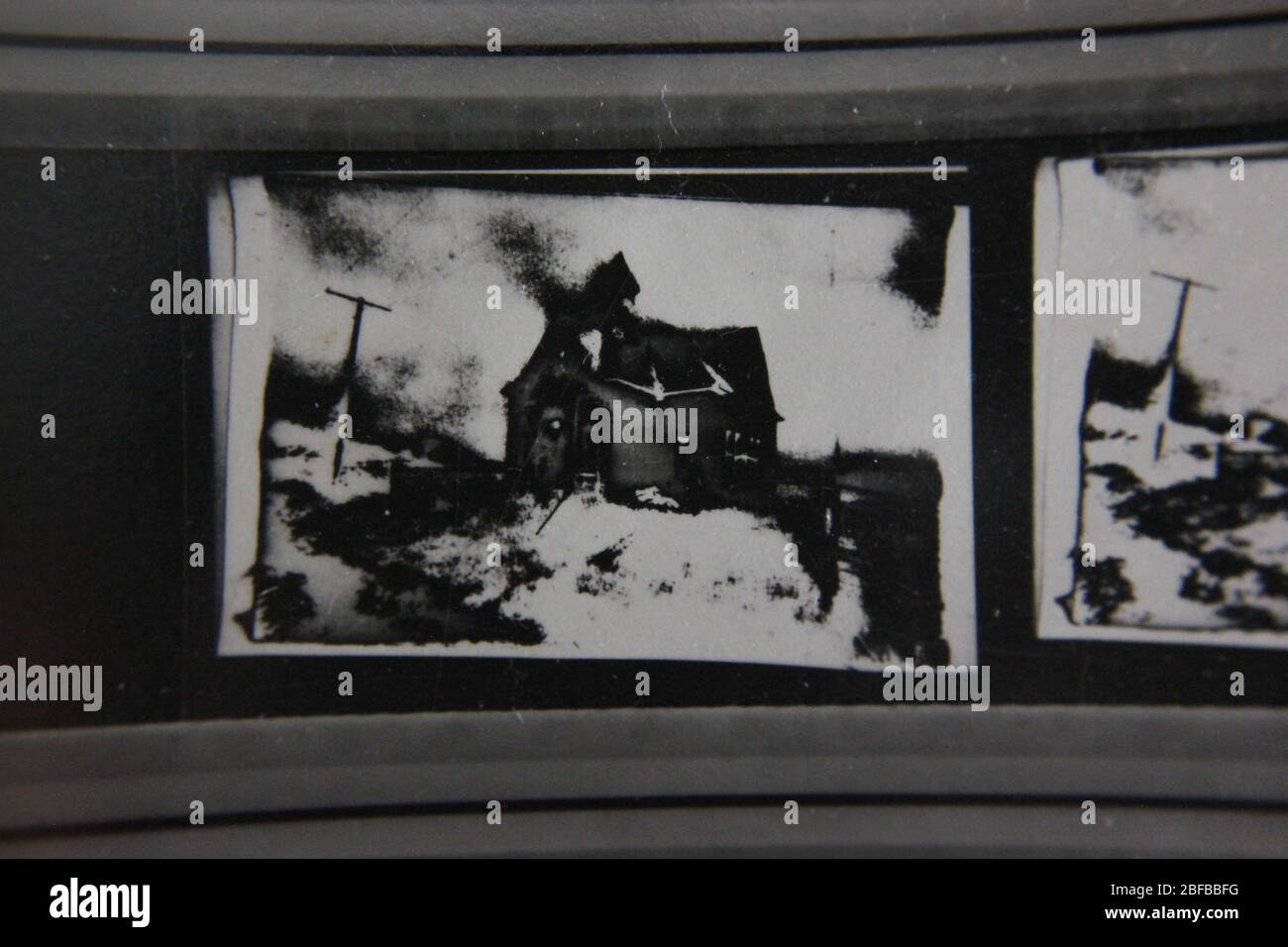 House On A Hill Black And White High Resolution Stock Photography and ...