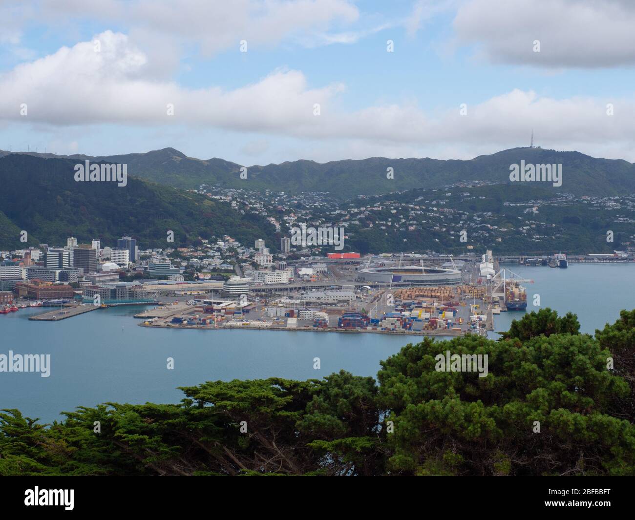 Wellington City Landscape Stock Photo - Alamy