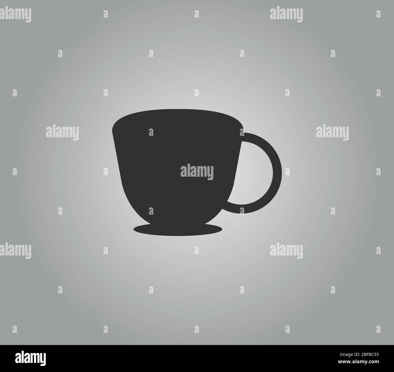 coffee icon illustrated in vector on white background Stock Vector ...