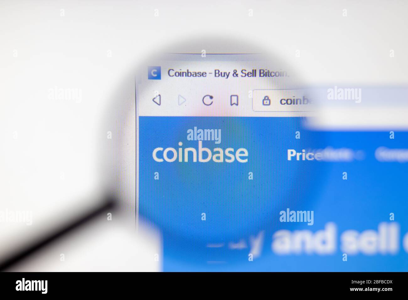 Coinbase site hi-res stock photography and images - Alamy