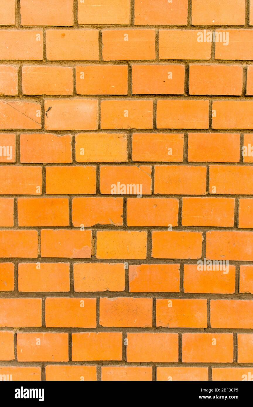 Bright red brick wall hi-res stock photography and images - Alamy