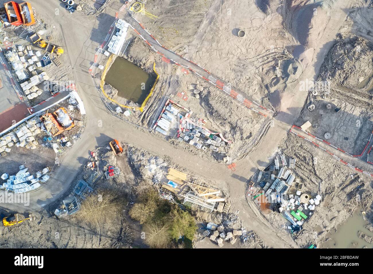 Aerial construction materials hi-res stock photography and images - Alamy