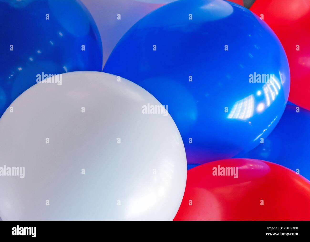 Multi-colored balloons for a festive decor of rooms Stock Photo - Alamy