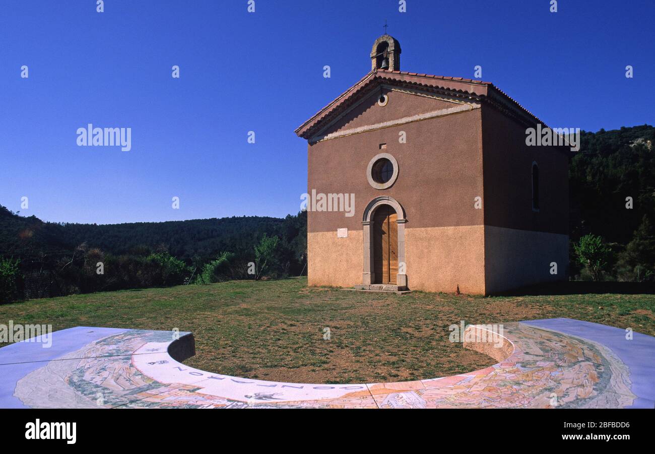 St Quinis chapel of Gonfaron Stock Photo - Alamy