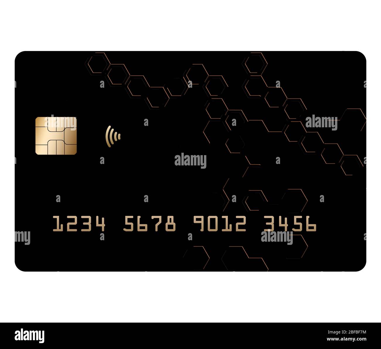 Here is a generic credit card of debit card Stock Photo - Alamy