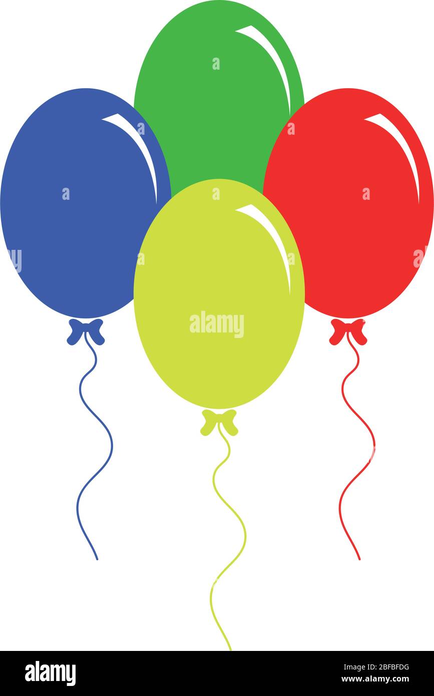 balloon icon illustrated in vector on white background Stock Vector ...