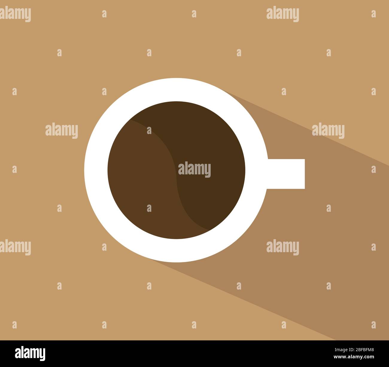 coffee icon illustrated in vector on white background Stock Vector ...