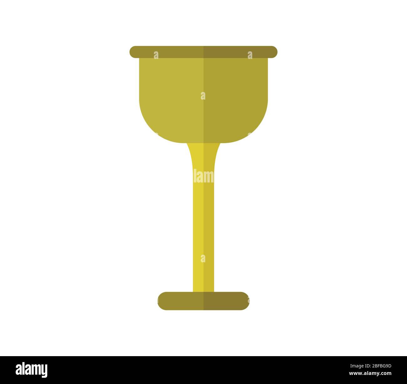 Christian cup icon illustrated in vector on white background Stock ...