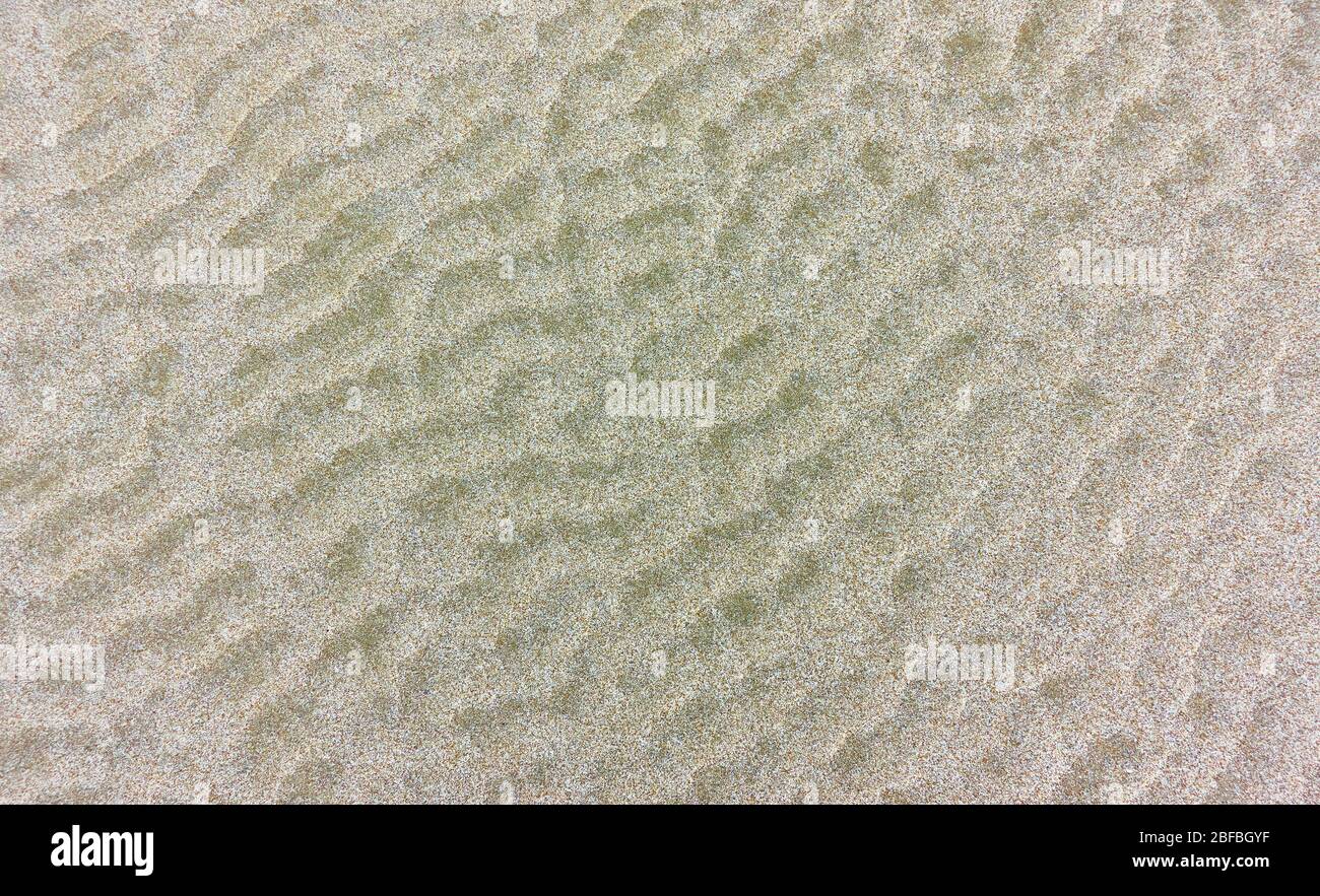 Rippled texture of fine sea sand - Natural background Stock Photo - Alamy