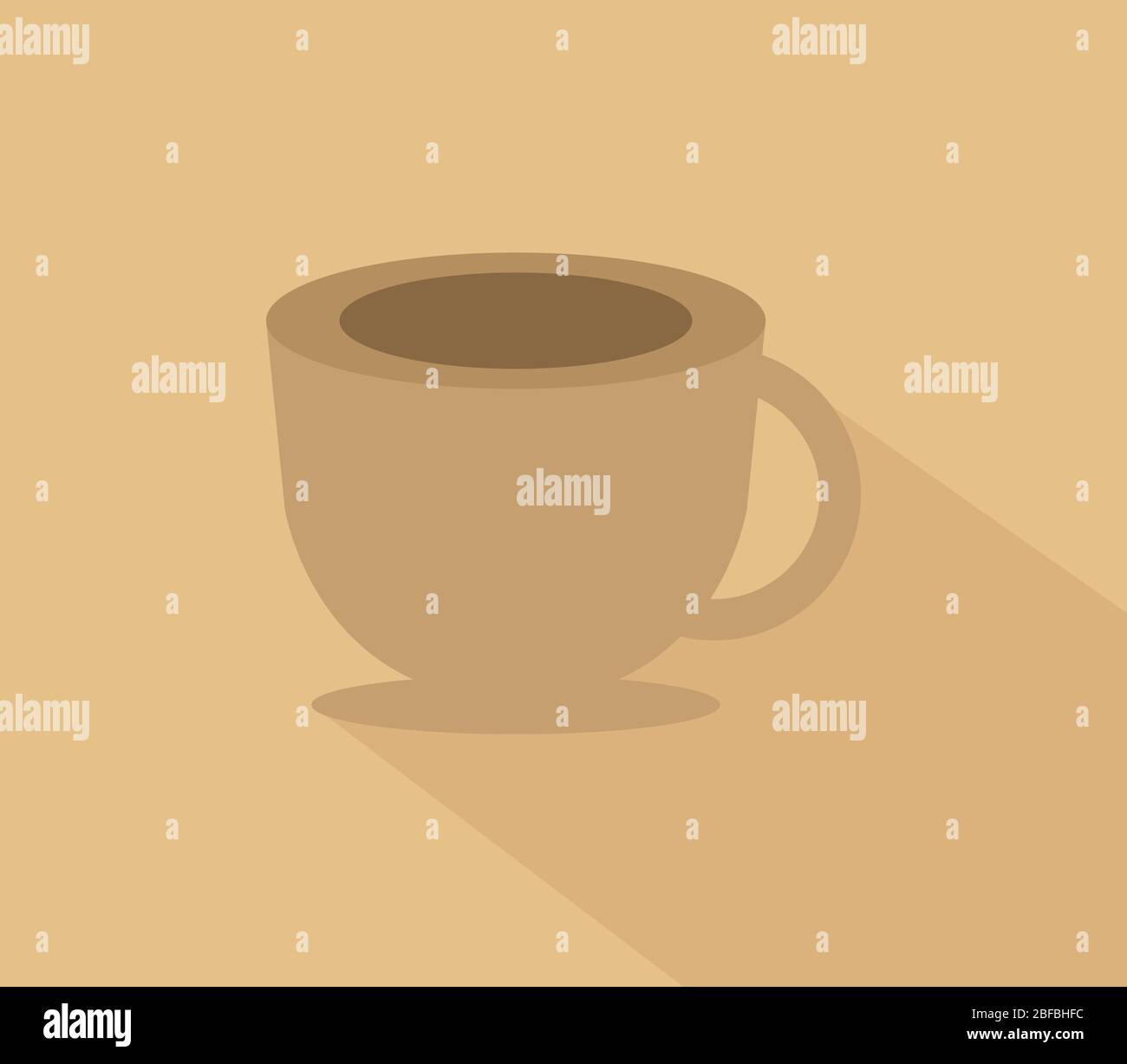 coffee icon illustrated in vector on white background Stock Vector ...