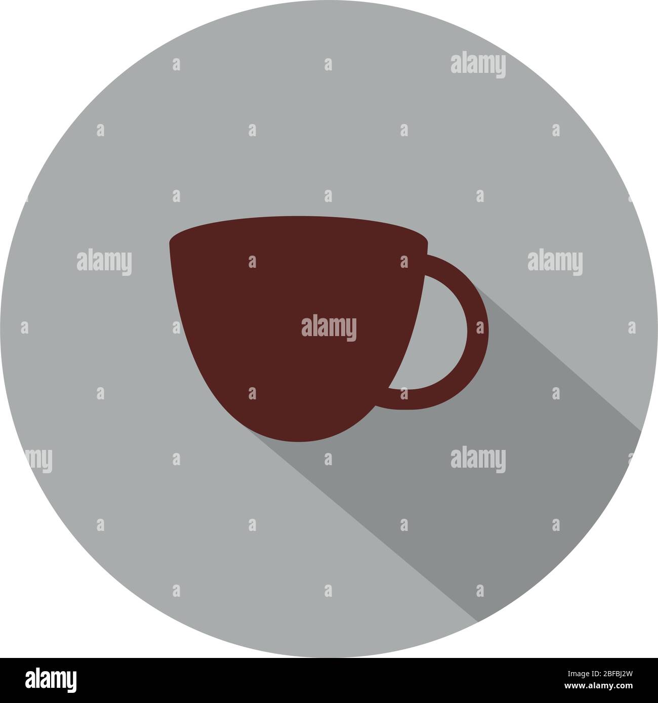coffee icon illustrated in vector on white background Stock Vector ...