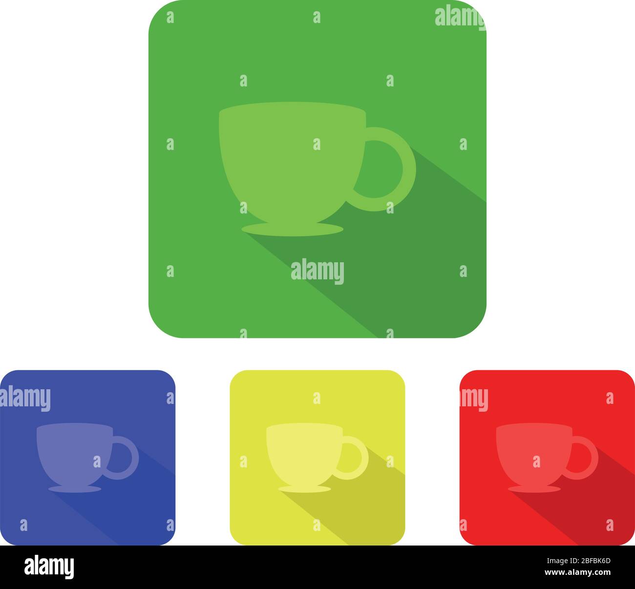 coffee icon illustrated in vector on white background Stock Vector ...