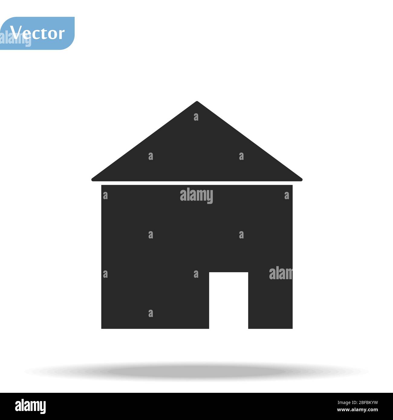 Home Icon in trendy flat style isolated on white background. Homepage ...