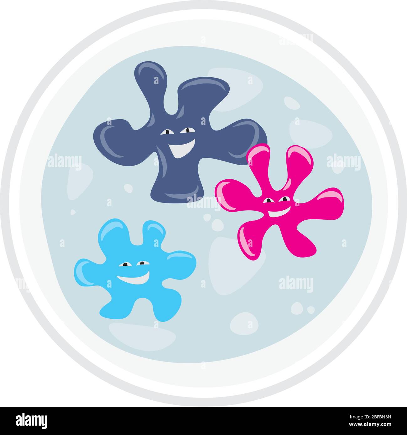Germs bacteria cartoon hi-res stock photography and images - Alamy
