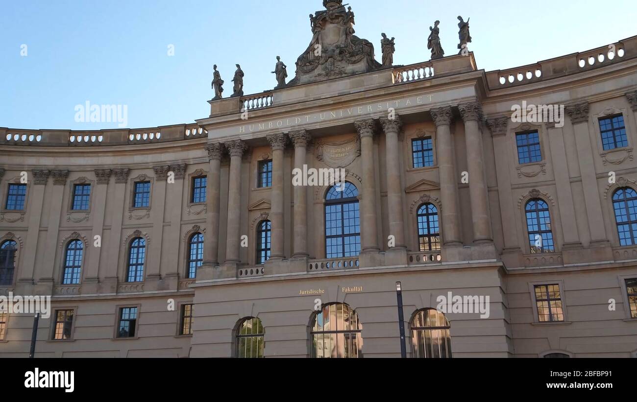 Famous Humboldt University in Berlin - Faculty of Law Stock Photo - Alamy