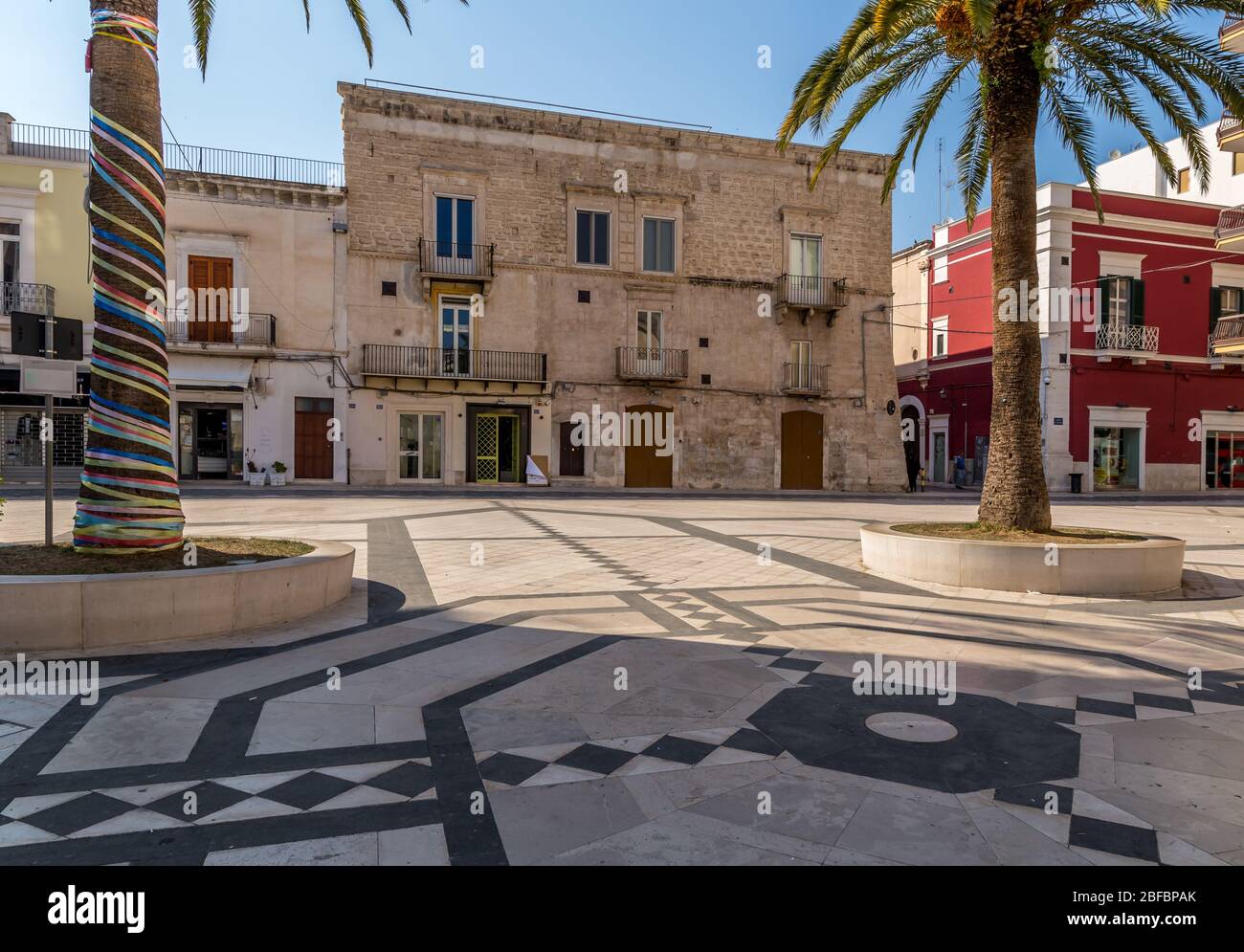 Manfredonia, a Mediterranean port city in the Apulia region. Gargano ...