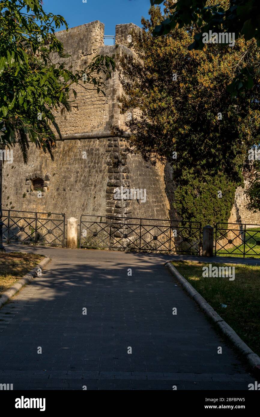 Manfredonia, a Mediterranean port city in the Apulia region. Gargano ...