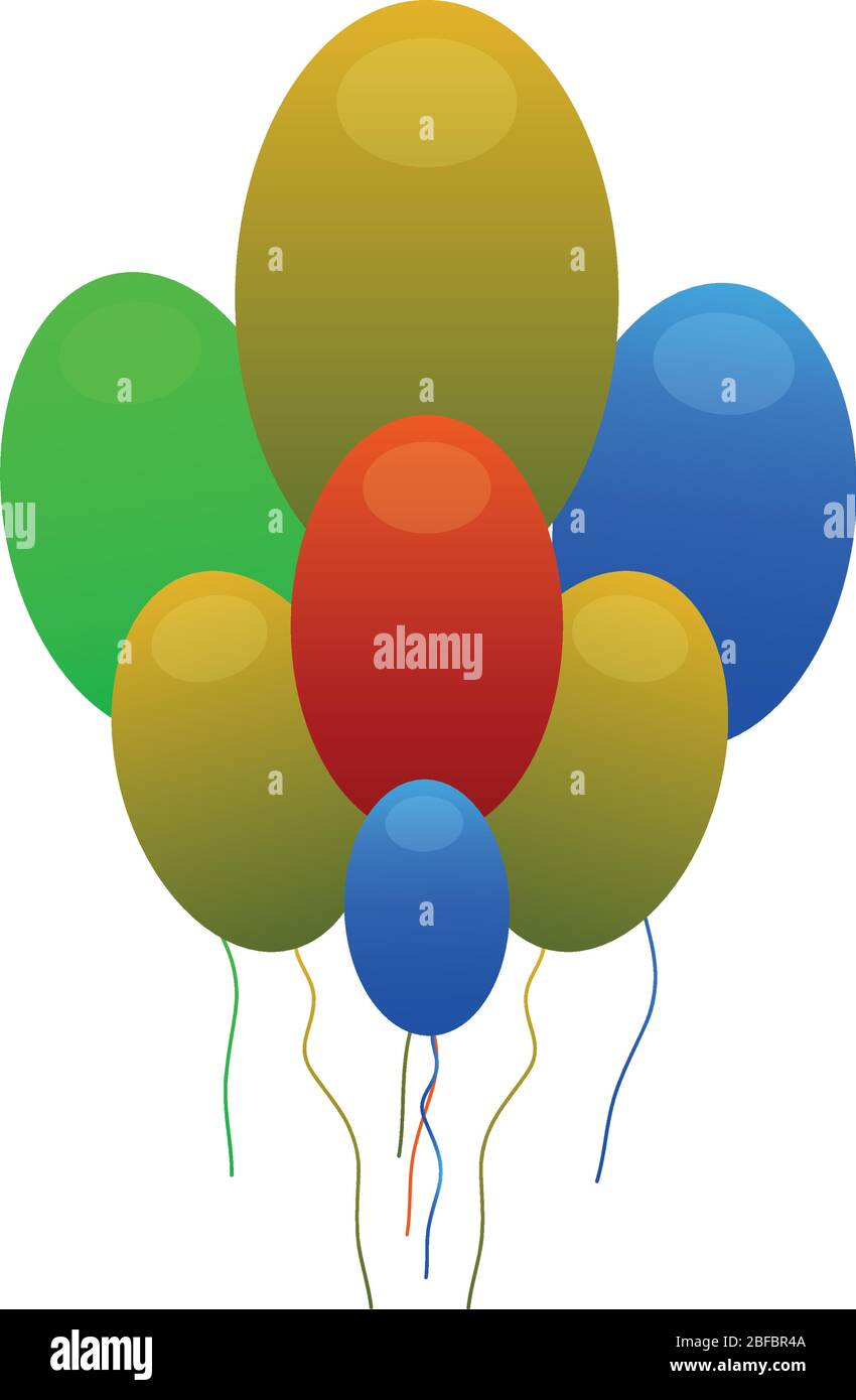 balloon icon illustrated in vector on white background Stock Vector ...