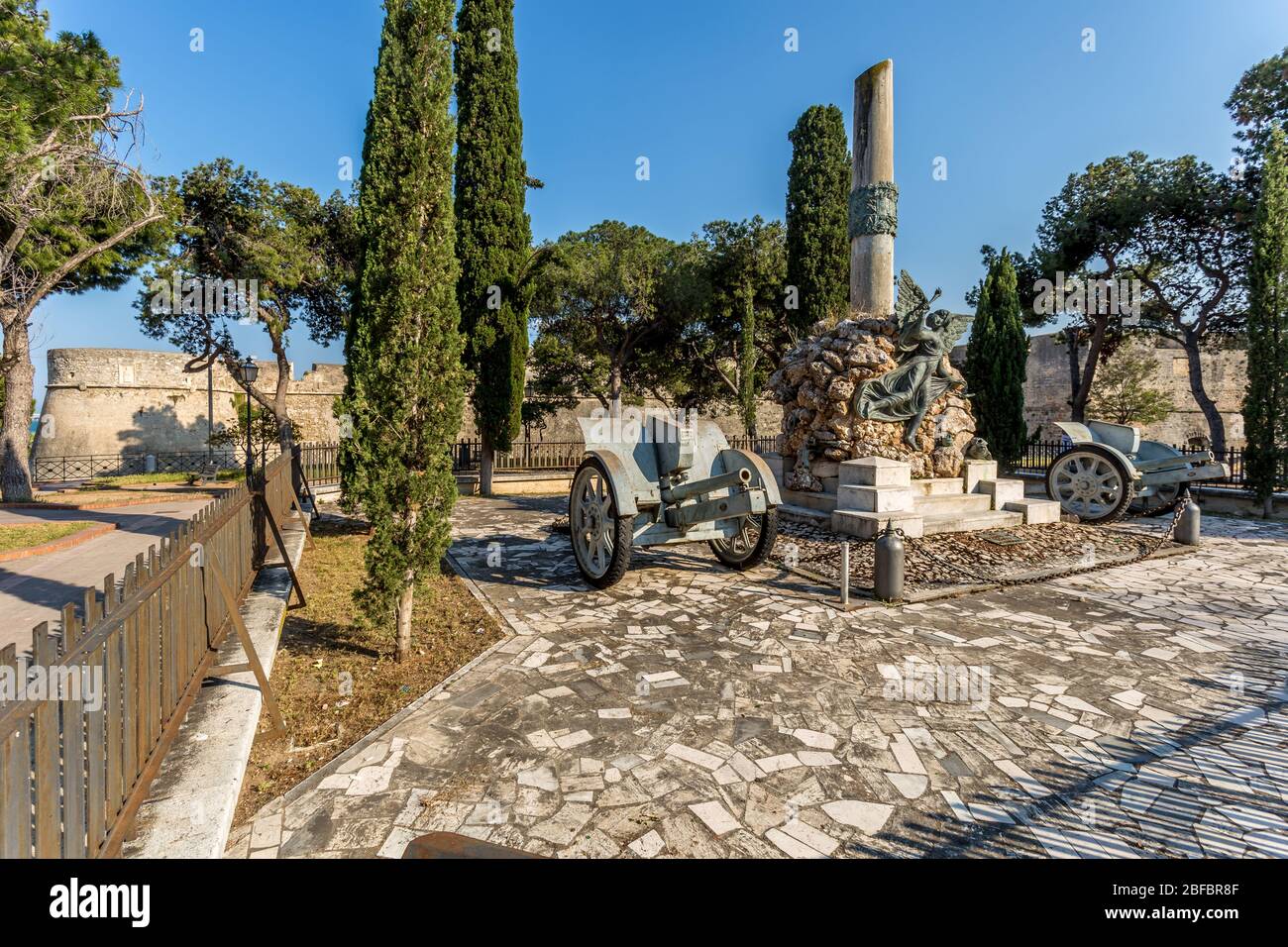 Manfredonia, a Mediterranean port city in the Apulia region. Gargano ...