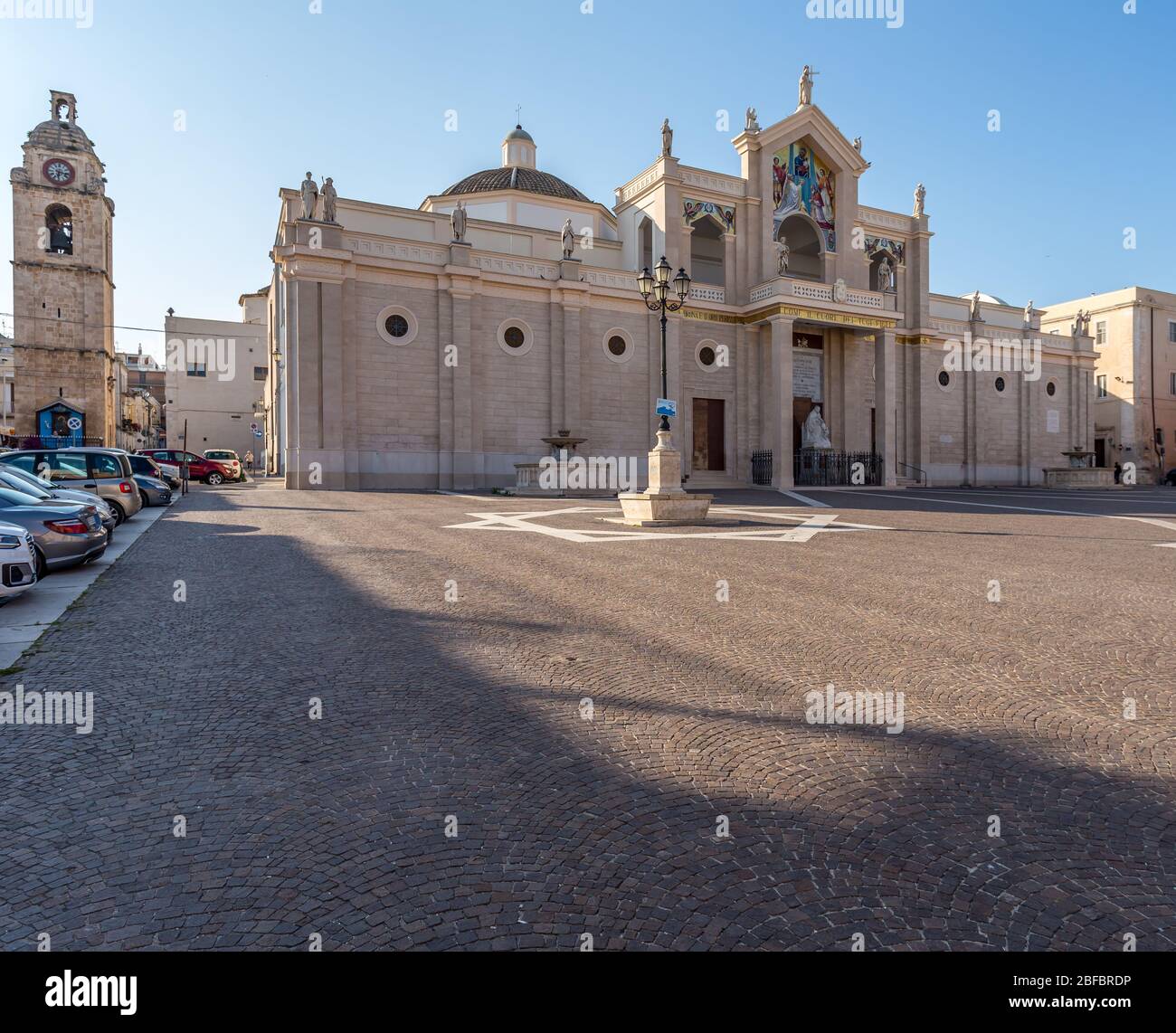 Manfredonia, a Mediterranean port city in the Apulia region. Gargano ...