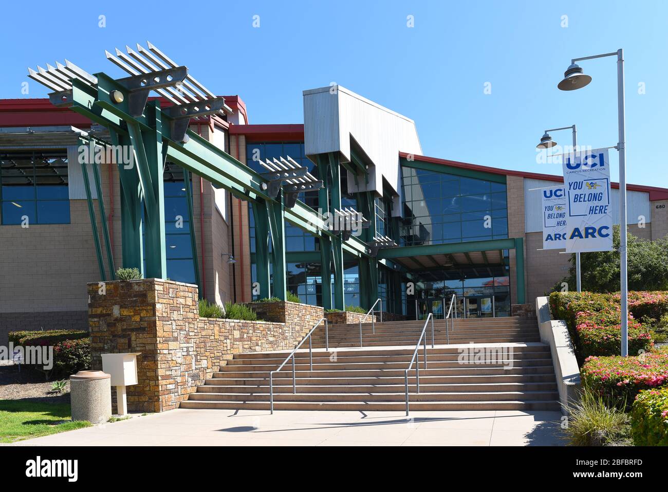 IRVINE, CALIFORNIA - 16 APRIL 2020: The Anteater Recreation Center, ARC ...