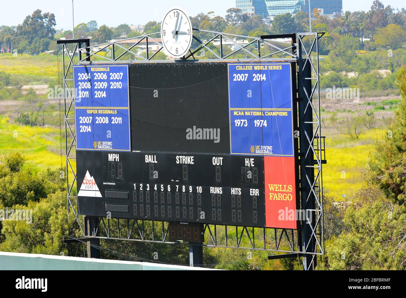 Baseball scoreboard baseball scoreboard stadium hi-res stock ...
