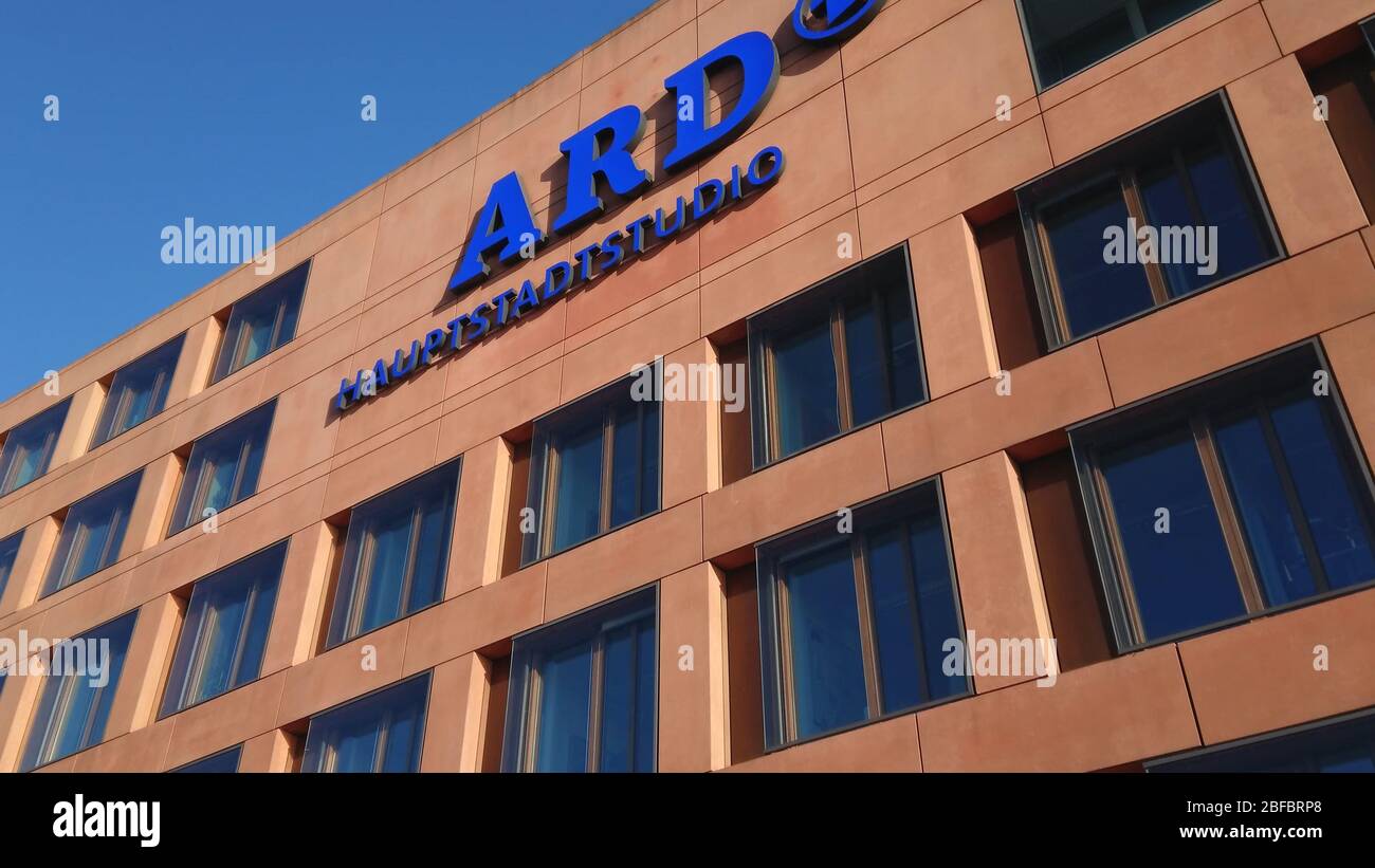 TV studio of German TV station ARD in Berlin - CITY OF BERLIN, GERMANY ...