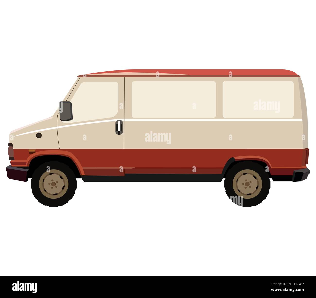 van icon illustrated in vector on white background Stock Vector Image ...