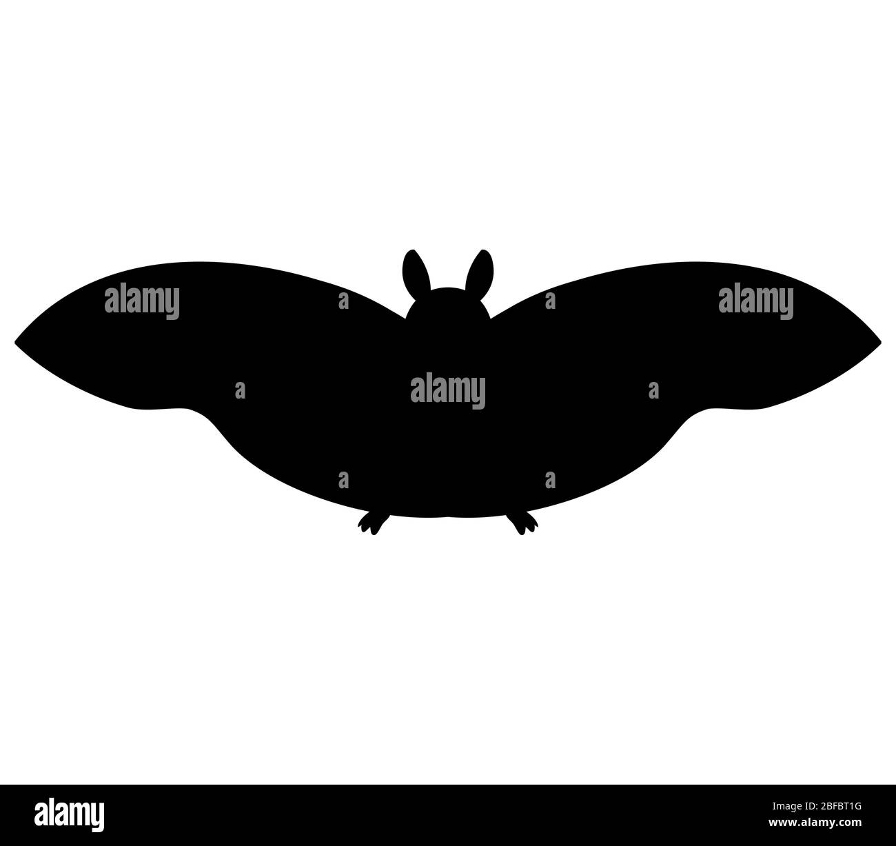 bat icon illustrated in vector on white background Stock Vector Image ...