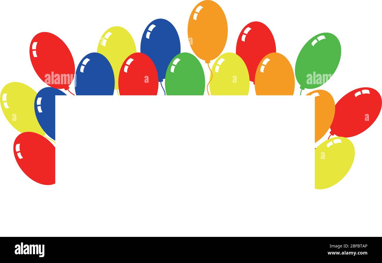 balloon icon illustrated in vector on white background Stock Vector ...