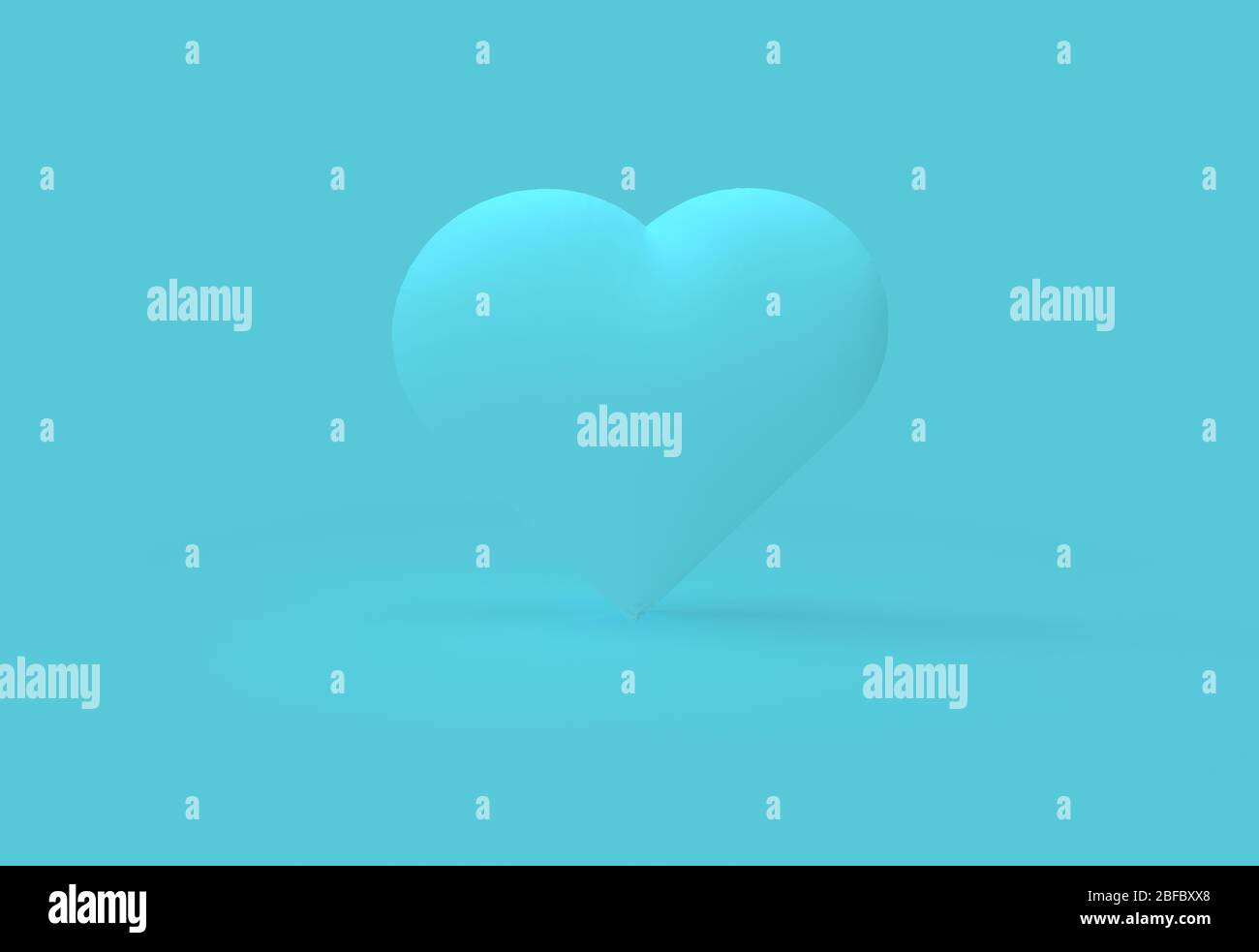 Very basic image of the human heart in monochromatic style Stock Photo ...