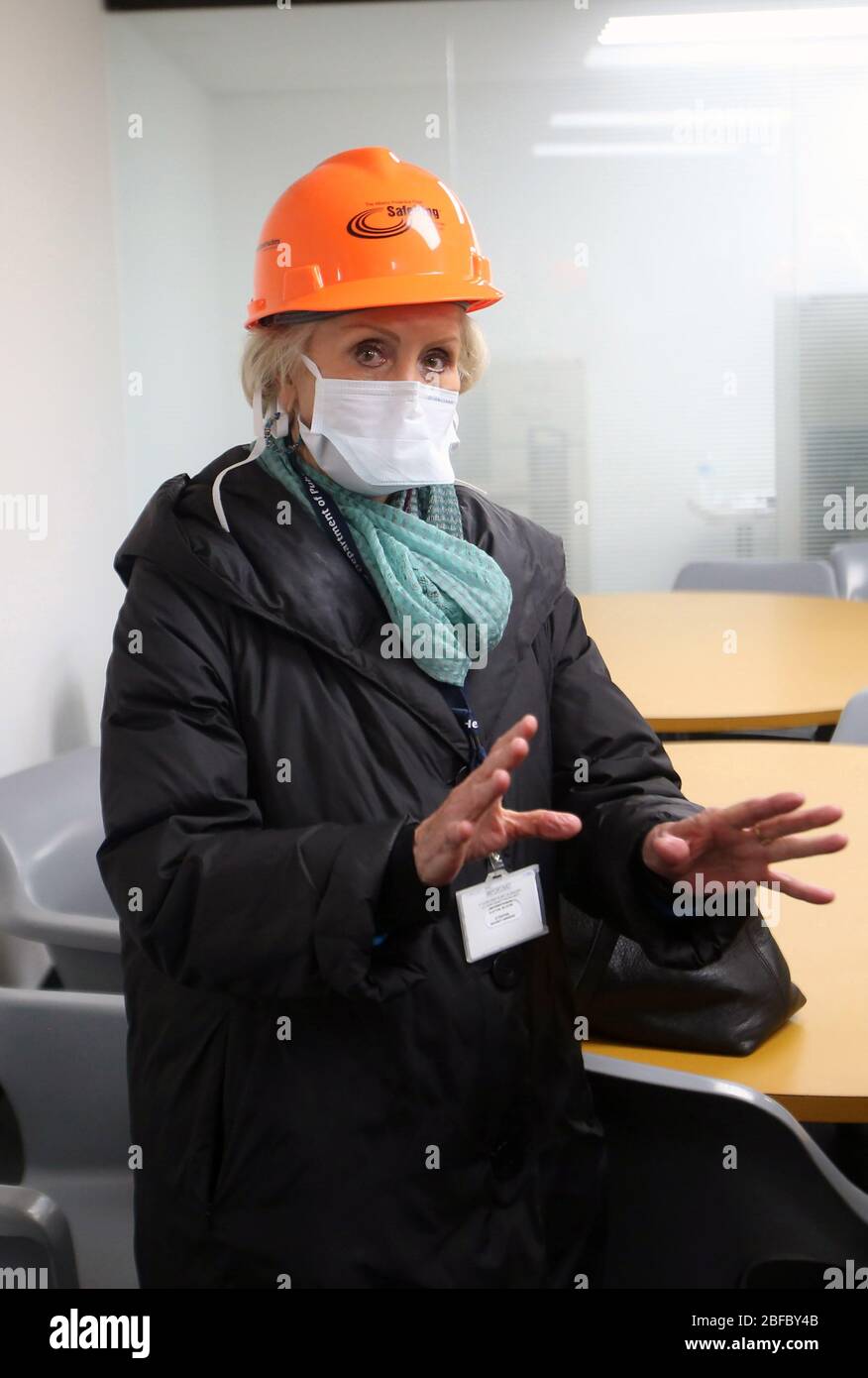 Earth City, Missouri, USA. 17th Apr 2020. Dr. Mary Case, from the St ...